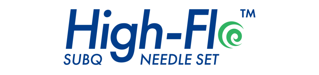 High-Flo™ Subcutaneous Safety Needle Sets for infusions
