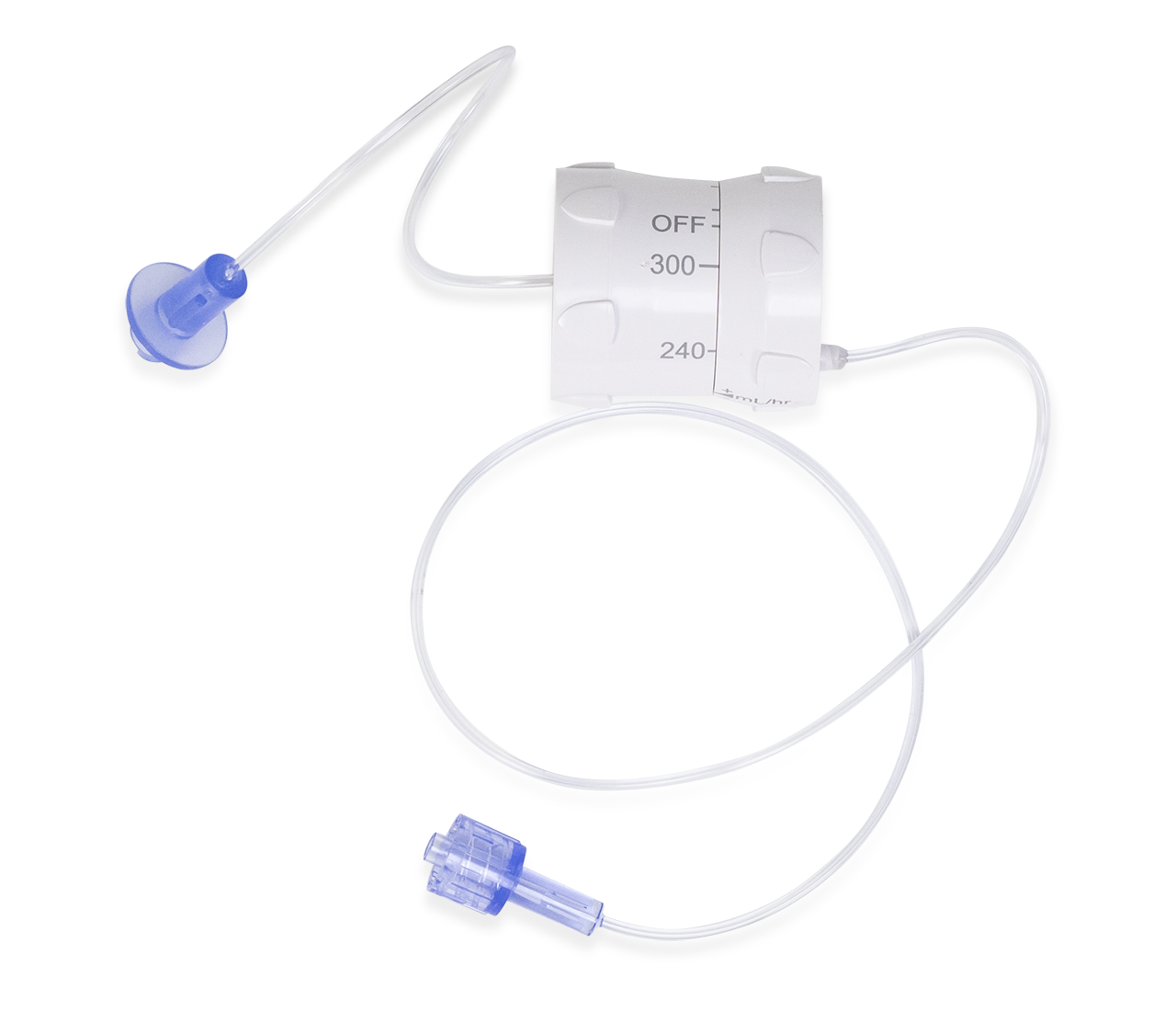 Precision™ Flow Rate Controller for accurate and convenient infusions.